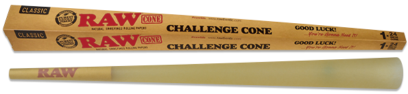 RAW CHALLENGER CONE 24 INCH – Smoke and Toke
